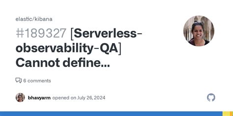 Serverless Observability Qa Cannot Define Properties Of Undefined Error On Image Embeddable