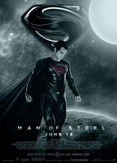 Henry Cavill Man Of Steel Poster