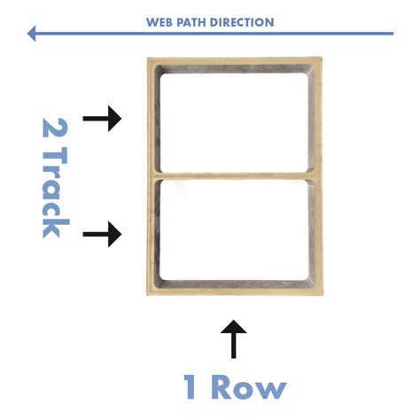 track and row divider set comparison 2x1 jvr industries inc ®