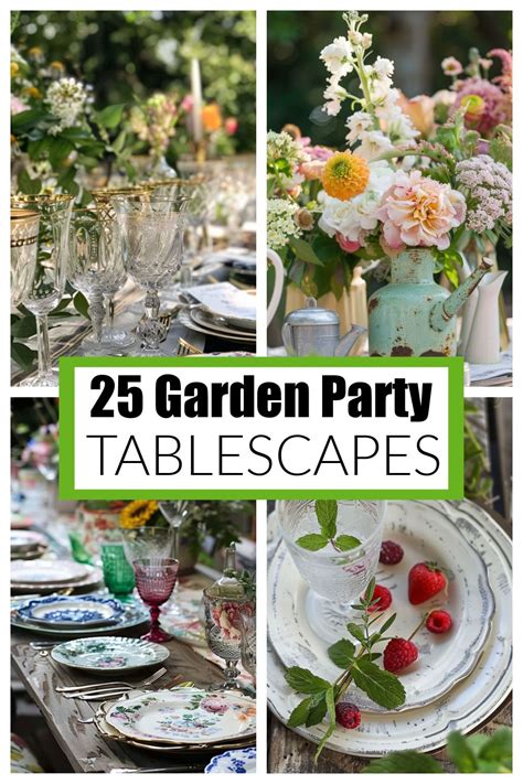 25 Garden Party Tablescapes Ideas