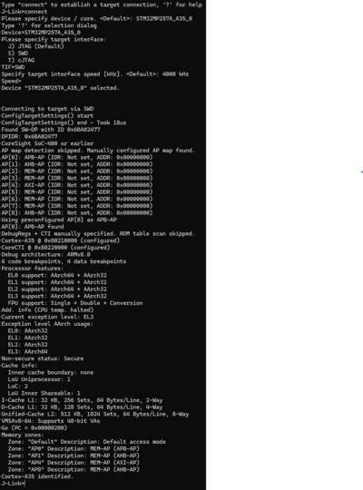 St Stm32mp257f Ev1 Segger Knowledge Base