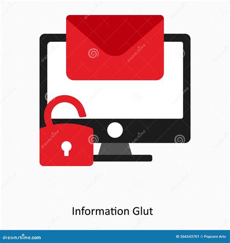 Information Glut Line Icon Outline Symbol Vector Illustration Concept Sign CartoonDealer