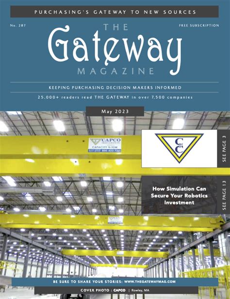 Issue 287 May 2023 The Gateway To New England Manufacturing