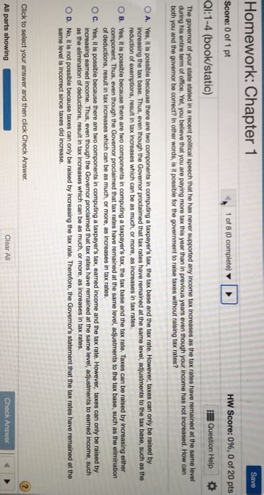 Solved Homework Chapter 1 Score 0 Of 1 Pt Ql 1 4