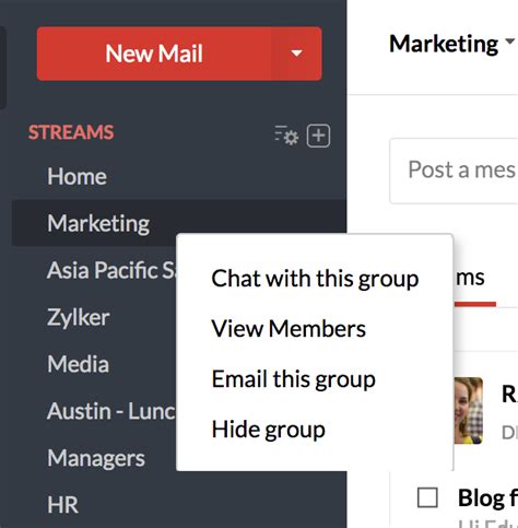 What S New Zoho Mail