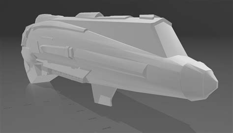 Free Stl File Sto Kazon Predator Class Carrier 🖖 ・model To Download
