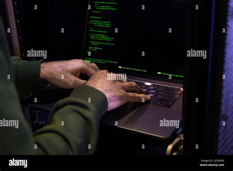 Male Programmer Working On Laptop Stock Photo Alamy