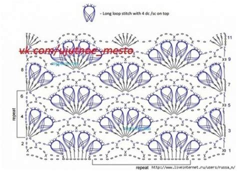 Ръкоделница Интересен мотив на една кука във вид на мидички