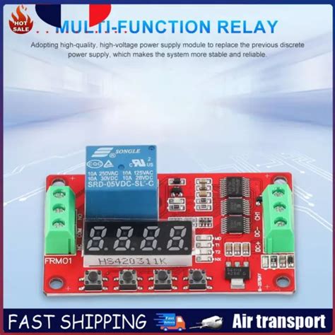 frm01 infinite loop relay module 1ch automation delay loop module 5v