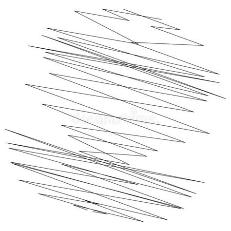 Geometric Crisscross Zigzag Edgy Lines Element Wavy Waving Random