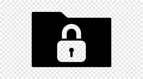 Computer Icons Directory Secure Rectangle Black Area Png PNGWing