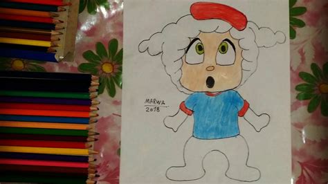 تلوين غيمة كارتون غيمة الجزء الثاني2 فيديو مسرع🙈 Youtube