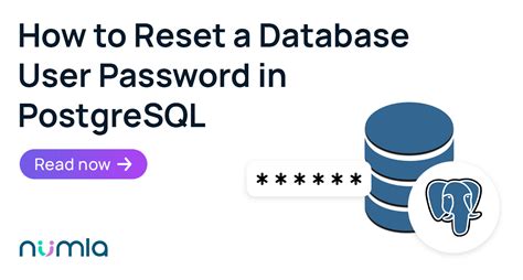 How To Reset A Database User Password In Postgresql Numla