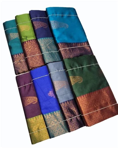 Grey Casual Wear South Indian Silk Sarees 63 M At ₹ 310piece In