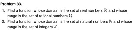 Solved Problem 33 1 Find A Function Whose Domain Is The