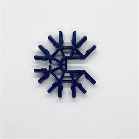 Blue Connector 7 Way 3d Knexparts