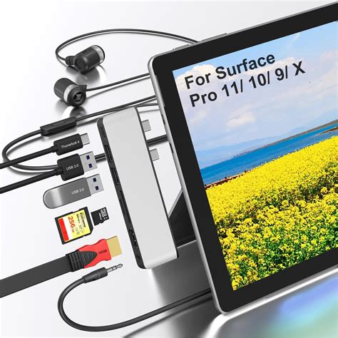 Surface Pro X Docking Station Surface Pro Adapter Mit K Hdmi Thunderbolt