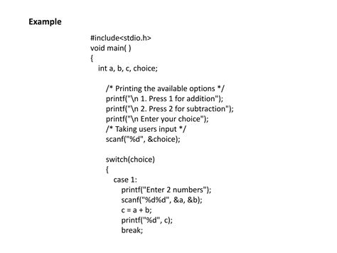control structures in c pptx