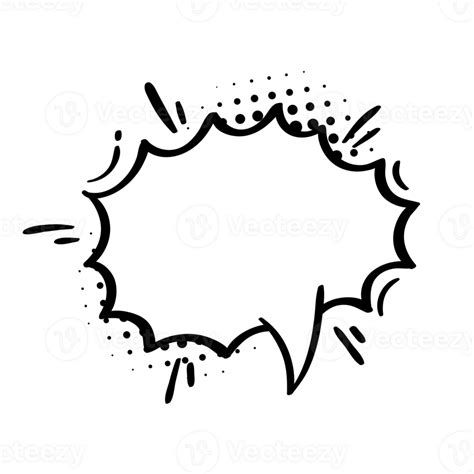 Comic Speech Dialogue On Halftone Shadow Empty Shout Text Box