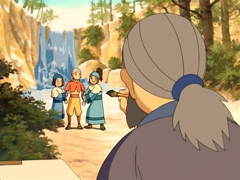 Avatar Aang Koko And Another Kyoshi Island Girl Posing For A Painting