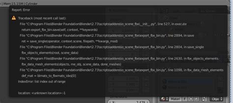 Cannot Export To FBX Modeling Blender Artists Community