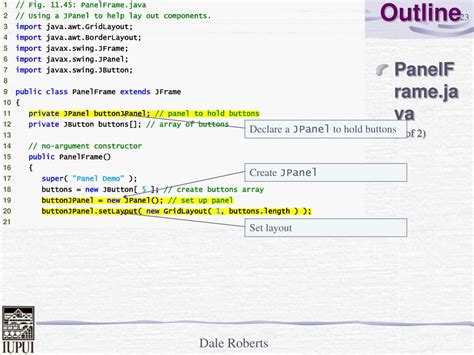 Ppt Gui Programming Using Java Layout Managers Powerpoint