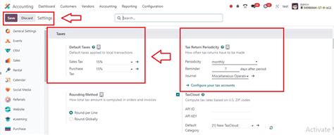 How To Setup Cash Basis Tax Computation In Odoo 17 Accounting