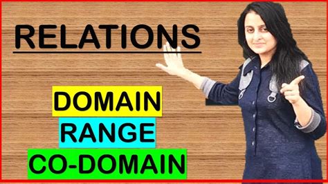Relations Domain Range And Co Domain Relations And Functions Cbse