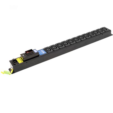 12 Way 10A IEC C13 Sockets C14 Inlet Circuit Breaker PDU Olson Direct