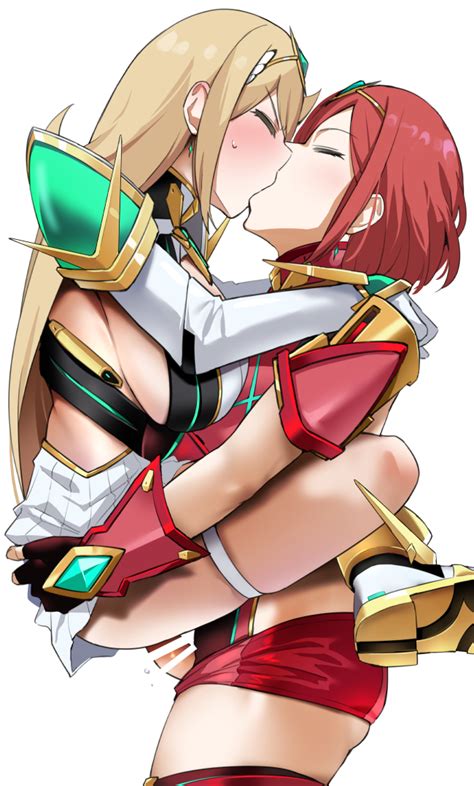 Pyra And Mythra Xenoblade Chronicles And More Drawn By Bakkanki Danbooru