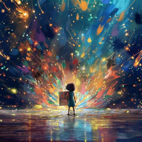 Ai Creates Images Creative Concept Of Art Imagination Stock
