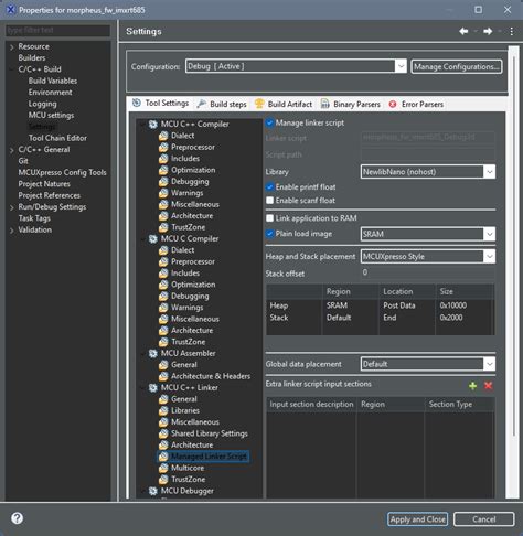 How To Resolve Linker Warnings In Custom Linker Section Nxp Community