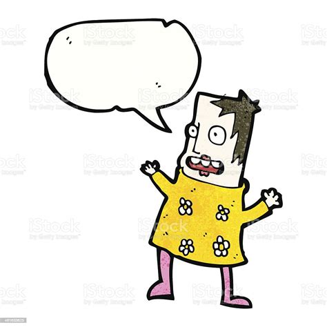 말풍선이 있는 크레이지 여자 귀여운에 대한 스톡 벡터 아트 및 기타 이미지 귀여운 기이함 낙서 드로잉 Istock