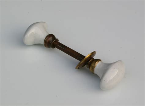 Antique White Ceramic Knobs Mongers