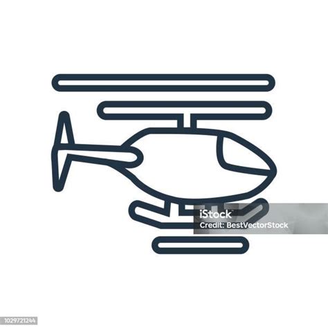 흰색 배경 헬리콥터 기호에 고립 된 헬기 아이콘 벡터 관광에 대한 스톡 벡터 아트 및 기타 이미지 관광 교통 날씬한
