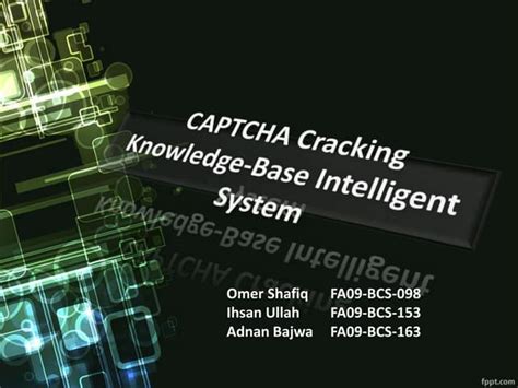 Captcha Cracking System Ppt