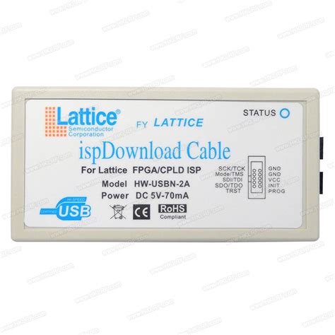 hw usbn 2a lattice emulator isp download cable jtag programmer for fpga cpld