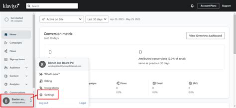 Klaviyo User Registration