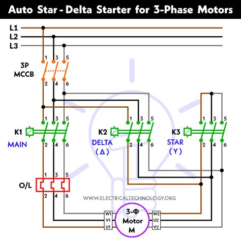 Star Delta Starter Motor Control Circuit Using S7 1200 Plc Artofit
