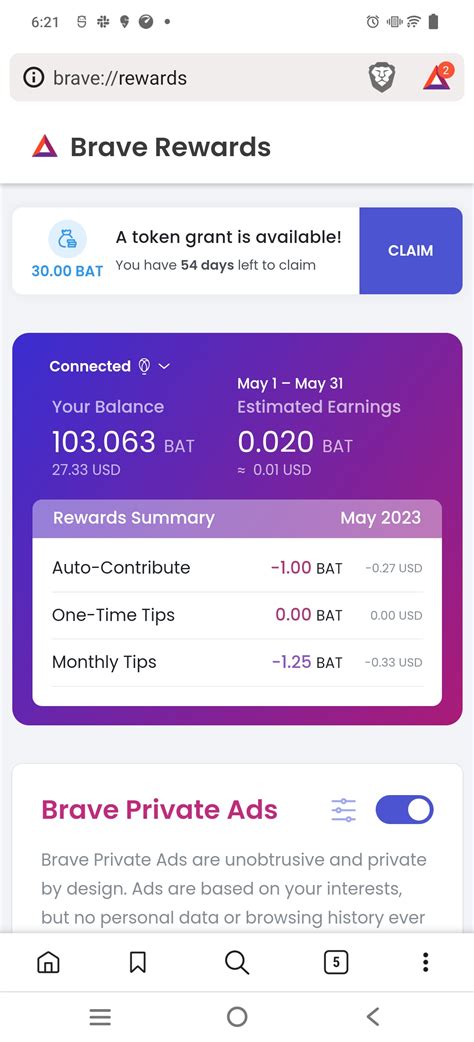 Android Crash On Rewards Tipping · Issue 29041 · Bravebrave Browser