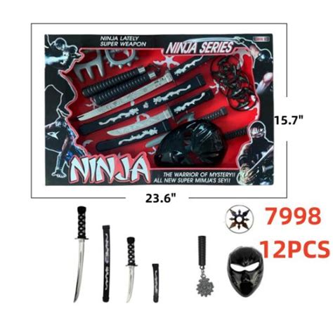Abc Trading Wholesale Ninja Playset 12 Pcs
