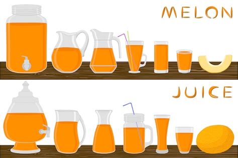 Premium Vector Illustration On Theme Big Kit Different Types Glassware