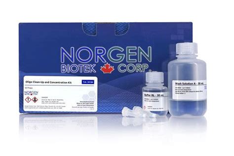Oligo Clean Up And Concentration Kit Cat 34100 Norgen Biotek Corp