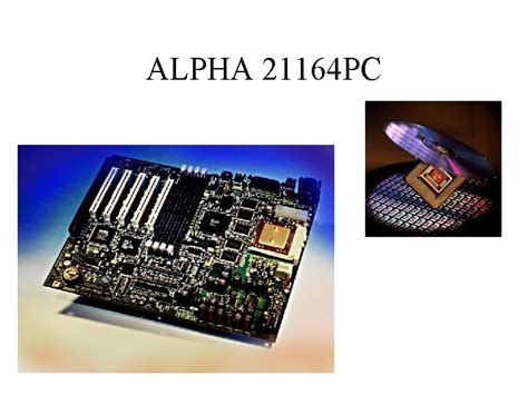 Alpha 21164 Pc Alpha 21164 Pc Highperformance Alternative
