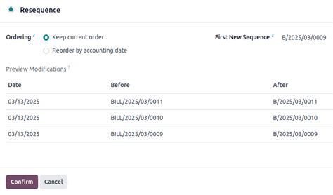 Vendor Bill Sequence Odoo 18 0 Documentation