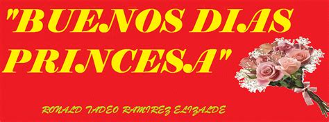 Poemas De Amor Buenos DÍas Princesa