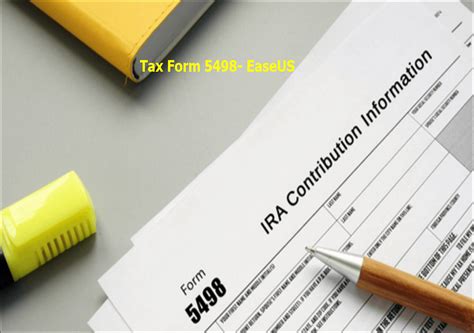 Instructions To Fill Out A Tax Form 5498 Step By Step Guide Easeus