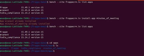 The Custom App Is Installed And Appears In The About Section But Not In The List Of Apps