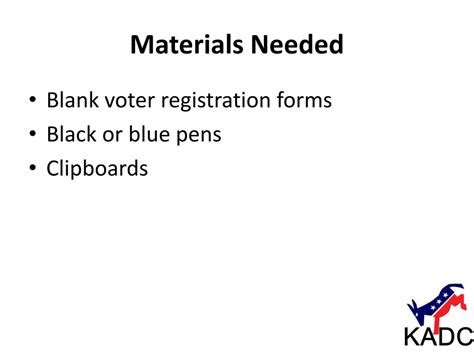 Ppt Voter Registration Training Powerpoint Presentation Free