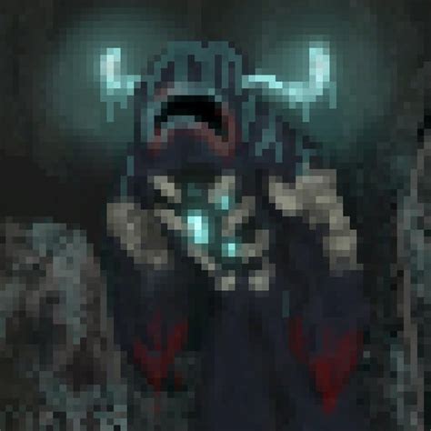 My First Pixel Art Ever Heres The Warden Rminecraft
